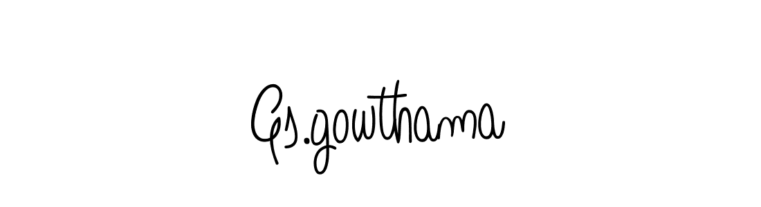 75+ Gs.gowthama Name Signature Style Ideas | Creative E-Sign