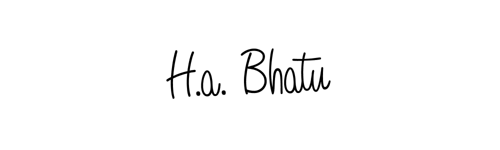 99+ H.a. Bhatu Name Signature Style Ideas | Creative E-Signature
