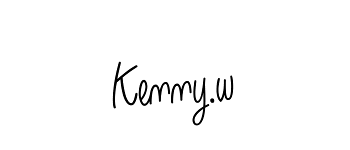 84+ Kenny.w Name Signature Style Ideas | Special Name Signature