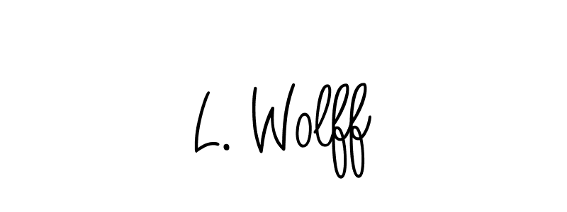 100+ L. Wolff Name Signature Style Ideas | Exclusive E-Signature