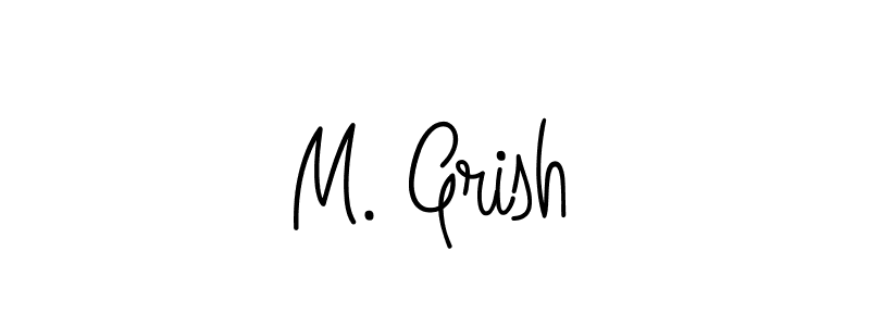 95+ M. Grish Name Signature Style Ideas | Super Electronic Signatures
