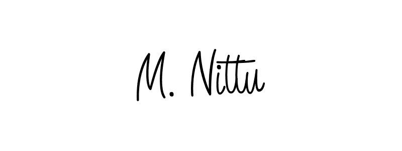 79+ M. Nittu Name Signature Style Ideas | Special Electronic Sign