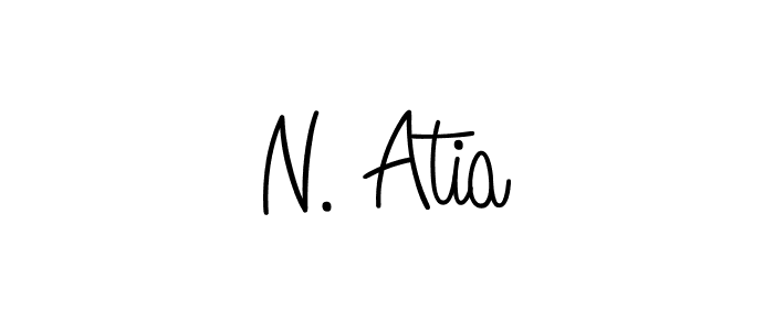 80+ N. Atia Name Signature Style Ideas | Unique eSign