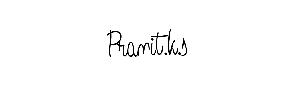 70+ Pranit.k.s Name Signature Style Ideas | Fine Digital Signature