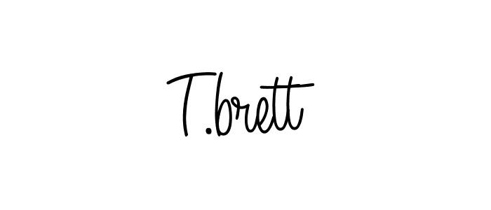 90+ T.brett Name Signature Style Ideas | Wonderful Electronic Sign