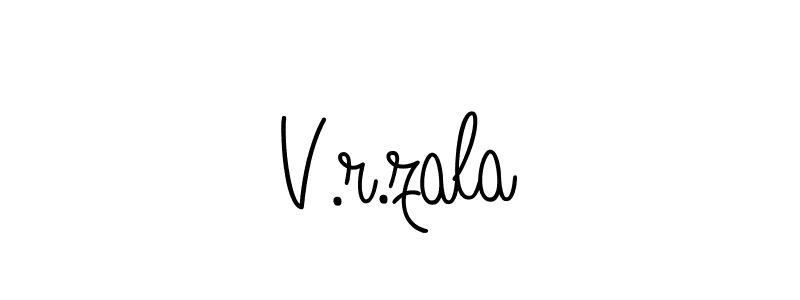 92+ V.r.zala Name Signature Style Ideas | Unique Digital Signature