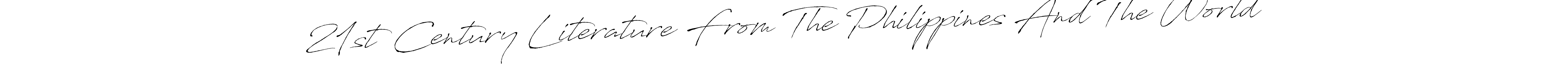 94+ 21st Century Literature From The Philippines And The World Name ...