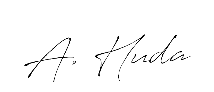 96+ A. Huda Name Signature Style Ideas | Free E-Signature