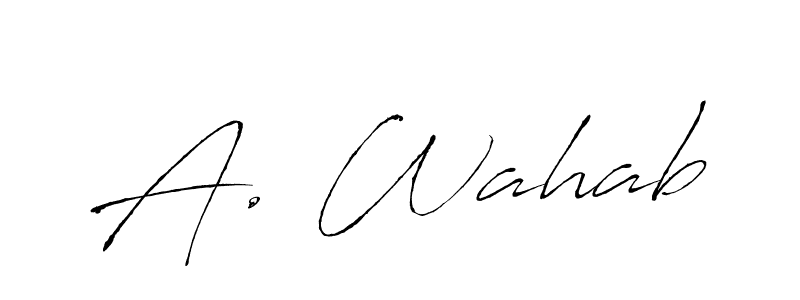 90+ A. Wahab Name Signature Style Ideas | Special Autograph