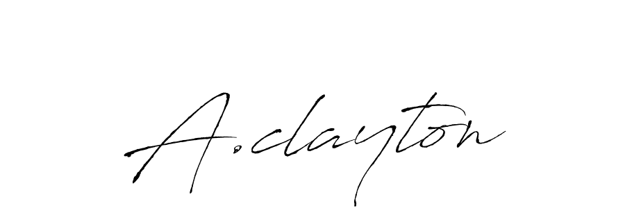 71+ A.clayton Name Signature Style Ideas | New Name Signature