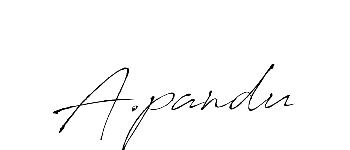 85+ A.pandu Name Signature Style Ideas | Good eSign