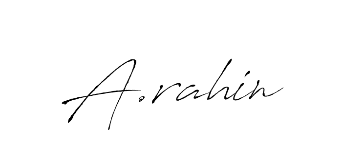 93+ A.rahin Name Signature Style Ideas | Latest E-Sign