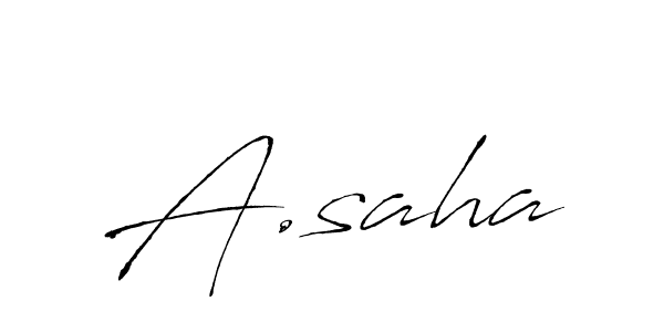 83+ A.saha Name Signature Style Ideas | Superb Online Autograph