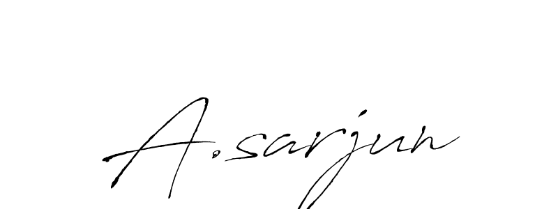 94+ A.sarjun Name Signature Style Ideas | Superb Name Signature