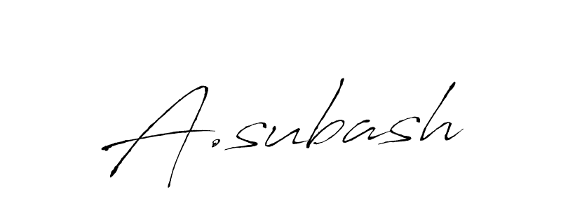 86+ A.subash Name Signature Style Ideas | Great Online Signature