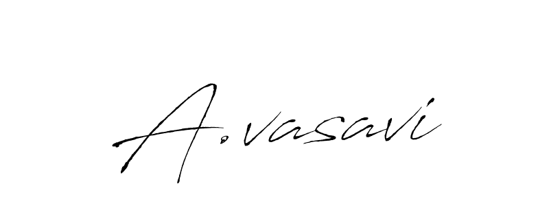 86+ A.vasavi Name Signature Style Ideas | Wonderful Digital Signature