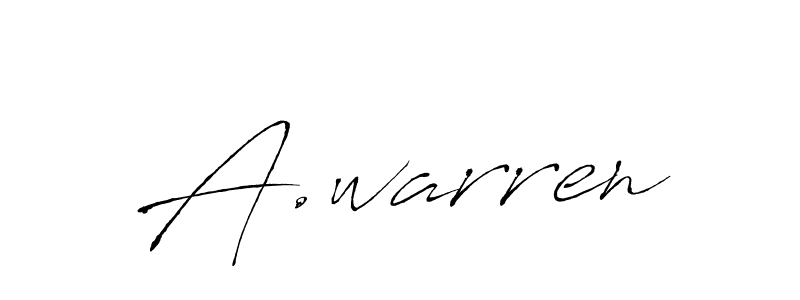 79+ A.warren Name Signature Style Ideas | Special E-Sign