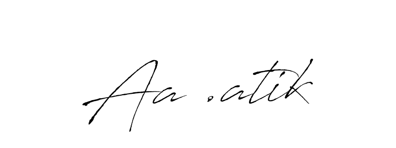 93+ Aa .atik Name Signature Style Ideas | Unique Digital Signature