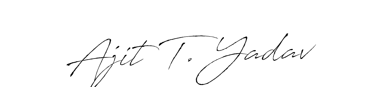 99+ Ajit T. Yadav Name Signature Style Ideas | First-Class eSignature