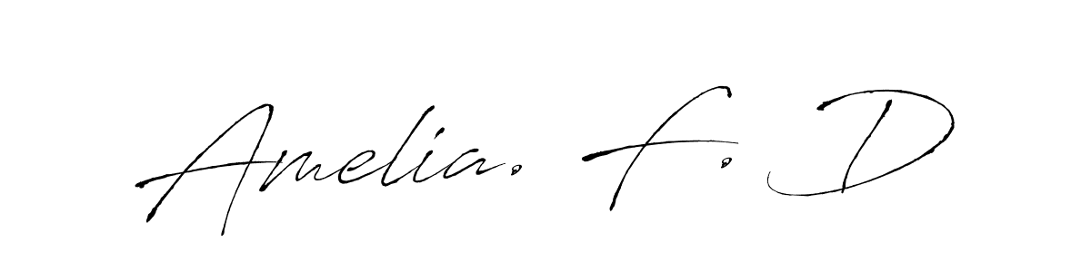 96+ Amelia. F. D Name Signature Style Ideas | Superb eSignature