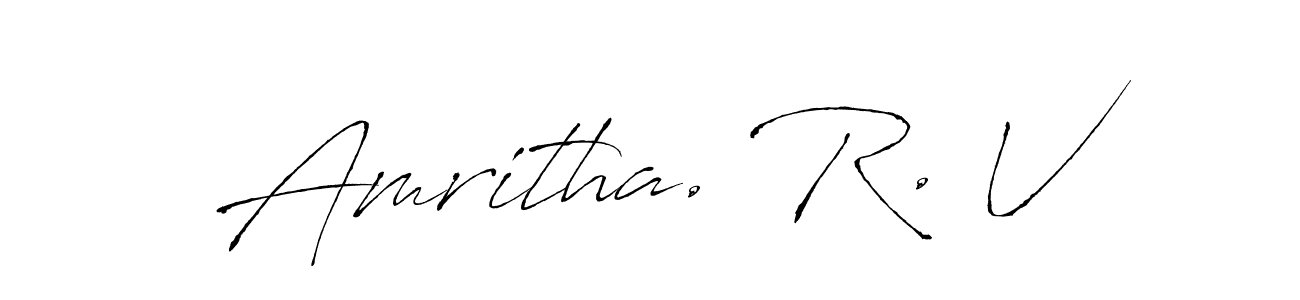 71+ Amritha. R. V Name Signature Style Ideas | Great Name Signature