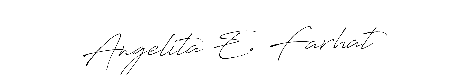 99+ Angelita E. Farhat Name Signature Style Ideas | Latest Electronic ...