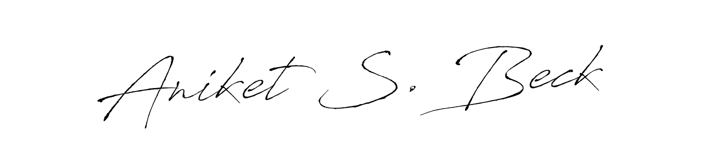 83+ Aniket S. Beck Name Signature Style Ideas | Good Online Signature
