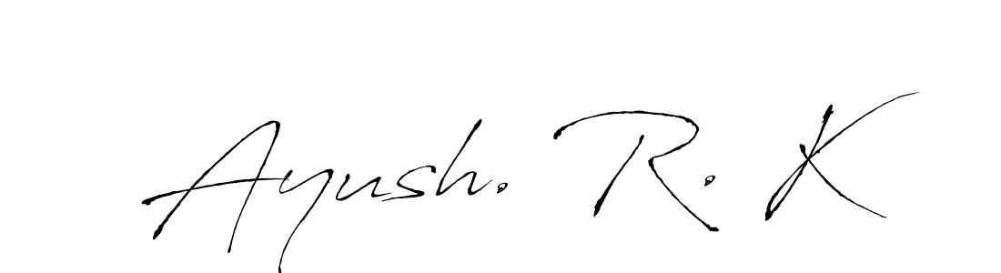 95+ Ayush. R. K Name Signature Style Ideas | Superb Online Autograph