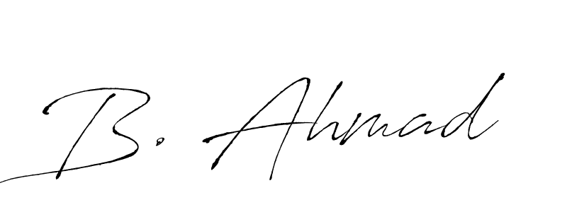 70+ B. Ahmad Name Signature Style Ideas | Wonderful Online Autograph