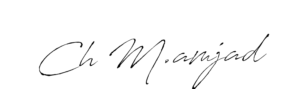 76+ Ch M.amjad Name Signature Style Ideas | Cool Name Signature