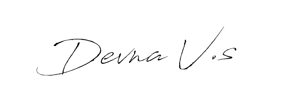 93+ Devna V.s Name Signature Style Ideas | Excellent Electronic Signatures