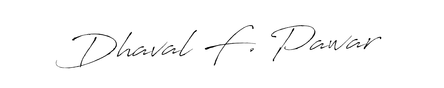 100+ Dhaval F. Pawar Name Signature Style Ideas | Unique Electronic Sign