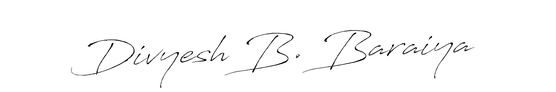 93+ Divyesh B. Baraiya Name Signature Style Ideas | New eSign