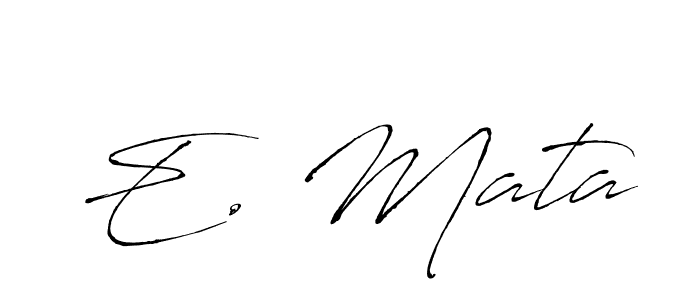 99+ E. Mata Name Signature Style Ideas | Superb Online Signature