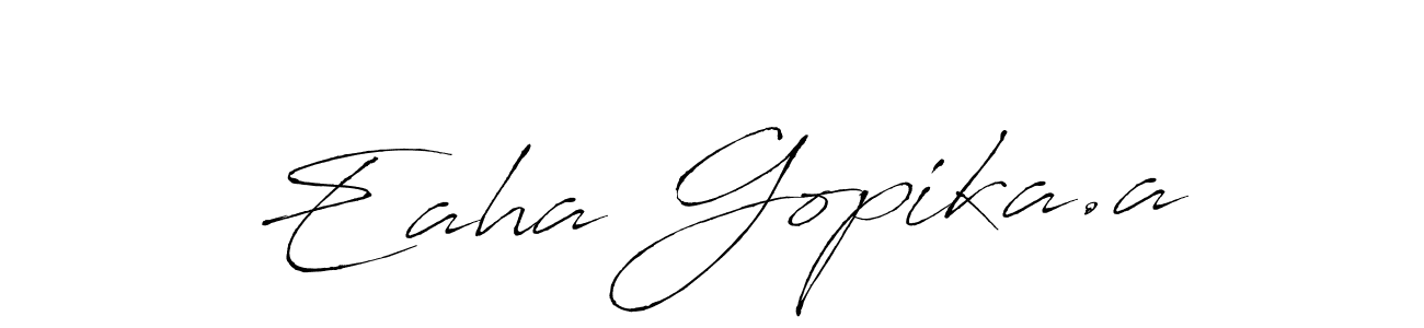 79+ Eaha Gopika.a Name Signature Style Ideas | Wonderful Name Signature