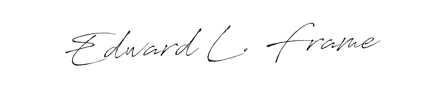 99+ Edward L. Frame Name Signature Style Ideas | Unique E-Signature