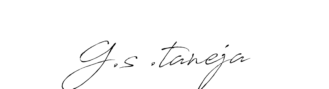 93+ G.s .taneja Name Signature Style Ideas | Super E-Sign