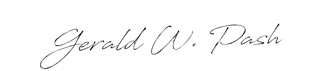 84+ Gerald W. Pash Name Signature Style Ideas | Perfect Digital Signature