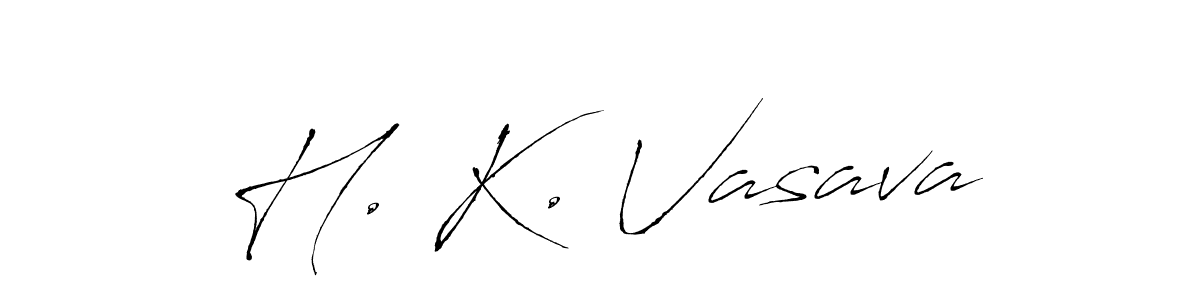 84+ H. K. Vasava Name Signature Style Ideas | Cool Online Autograph