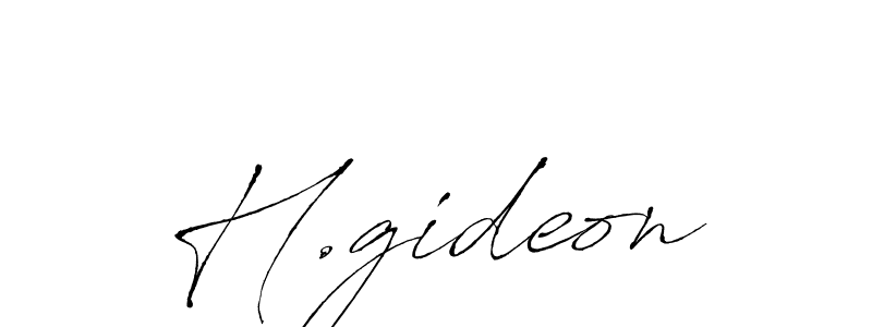 71+ H.gideon Name Signature Style Ideas | Professional Name Signature