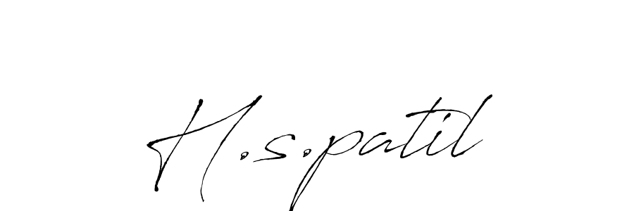 95+ H.s.patil Name Signature Style Ideas | Unique Name Signature