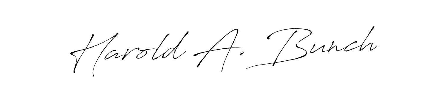 100+ Harold A. Bunch Name Signature Style Ideas | Good Autograph