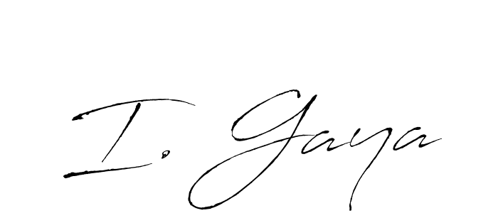 70+ I. Gaya Name Signature Style Ideas | Wonderful Online Autograph