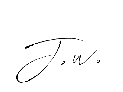 91+ J.w. Name Signature Style Ideas | Best Name Signature