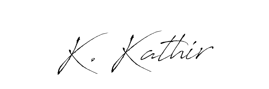 96+ K. Kathir Name Signature Style Ideas | Excellent E-Signature