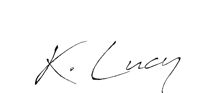 89+ K. Lucy Name Signature Style Ideas | Cool Online Autograph