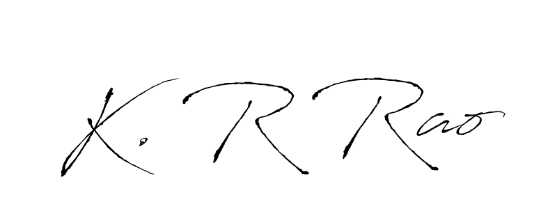 91+ K. R Rao Name Signature Style Ideas | Unique Name Signature