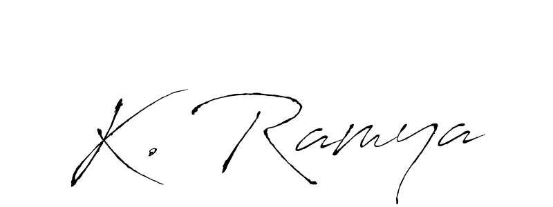89+ K. Ramya Name Signature Style Ideas | Special E-Sign