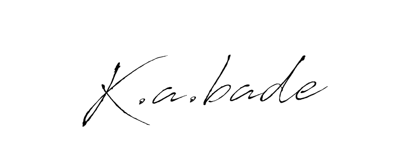 75+ K.a.bade Name Signature Style Ideas | Professional E-Sign
