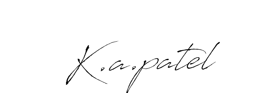 70+ K.a.patel Name Signature Style Ideas | Perfect Electronic Sign
